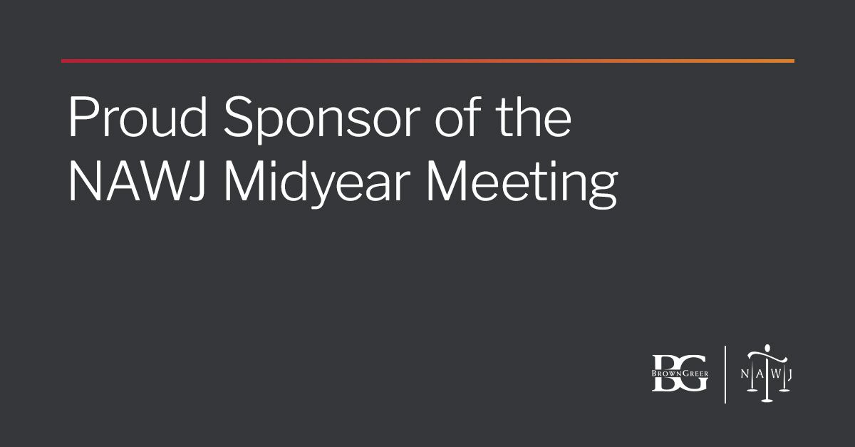 BrownGreer is Proud to Sponsor the National Association of Women Judges ...