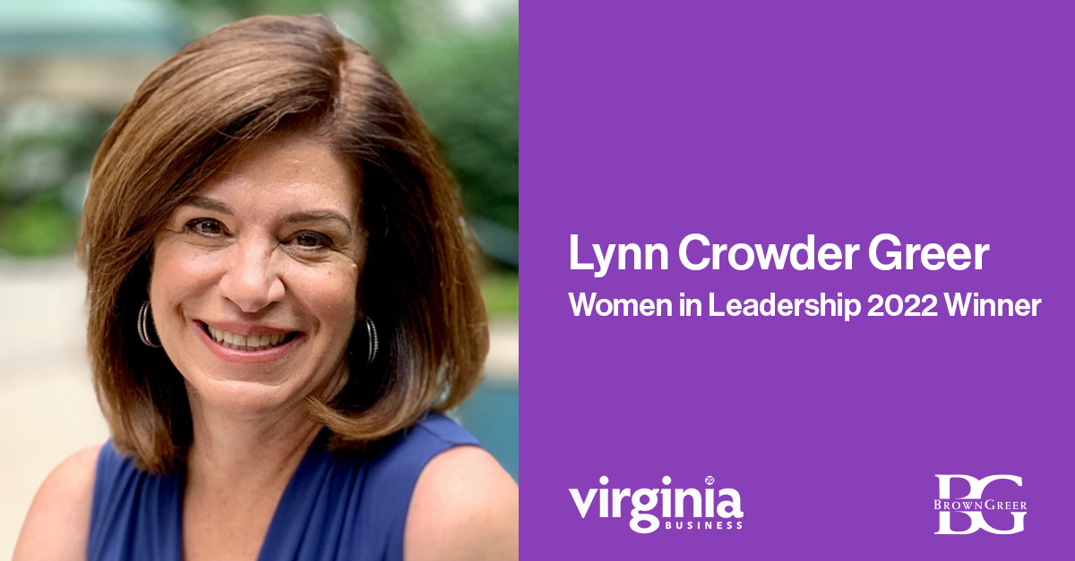 Lynn Crowder Greer Earns 'Women in Leadership' Distinction from ...